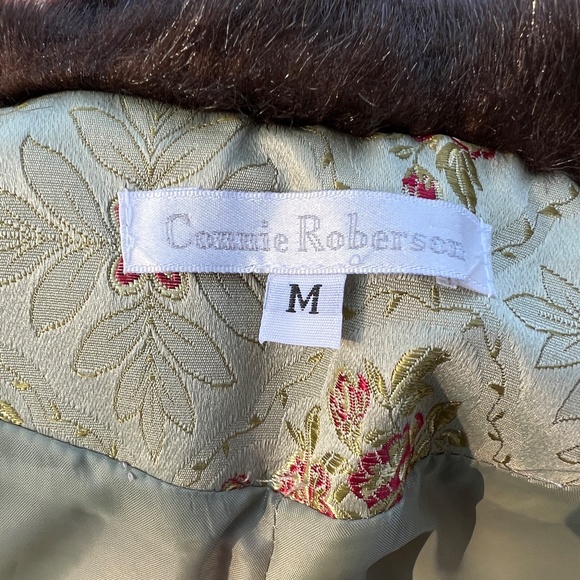 Connie Roberson | Jackets & Coats | Connie Roberson Vtg Green Brocade ...